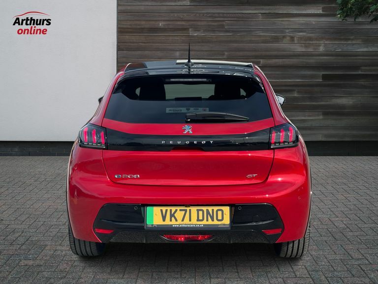 Used 2021 Peugeot e-208 VK71DNO 208 GT PREMIUM EV on Finance in Wrexham ...