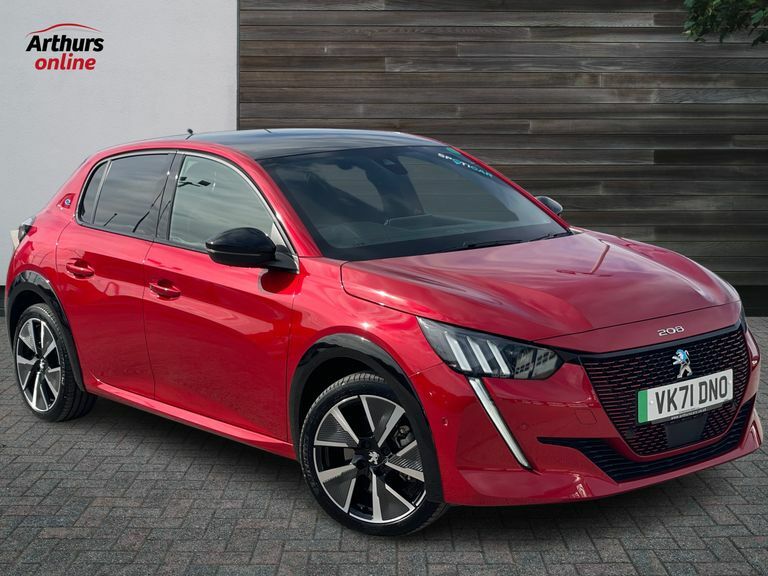 Used 2021 Peugeot e-208 VK71DNO 208 GT PREMIUM EV on Finance in Wrexham ...